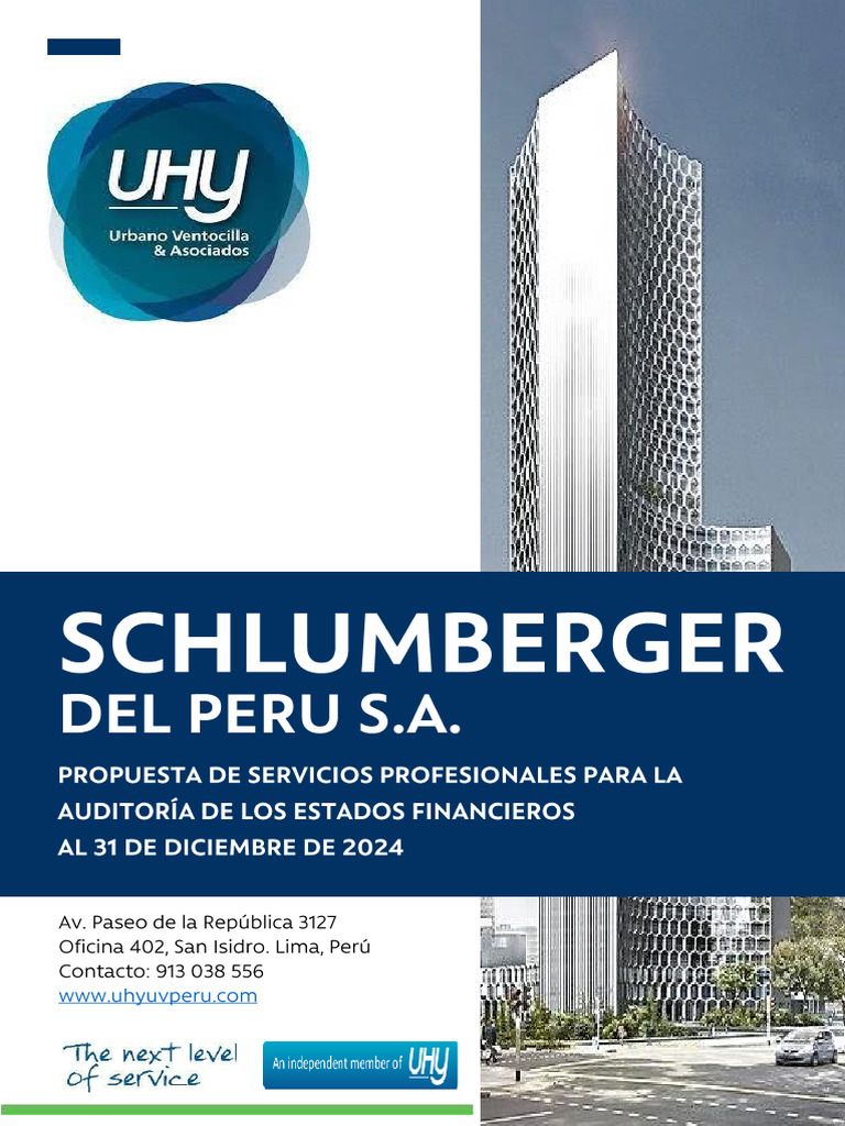 Propuesta SLB - 2024 | PDF | Auditoría | Contabilidad