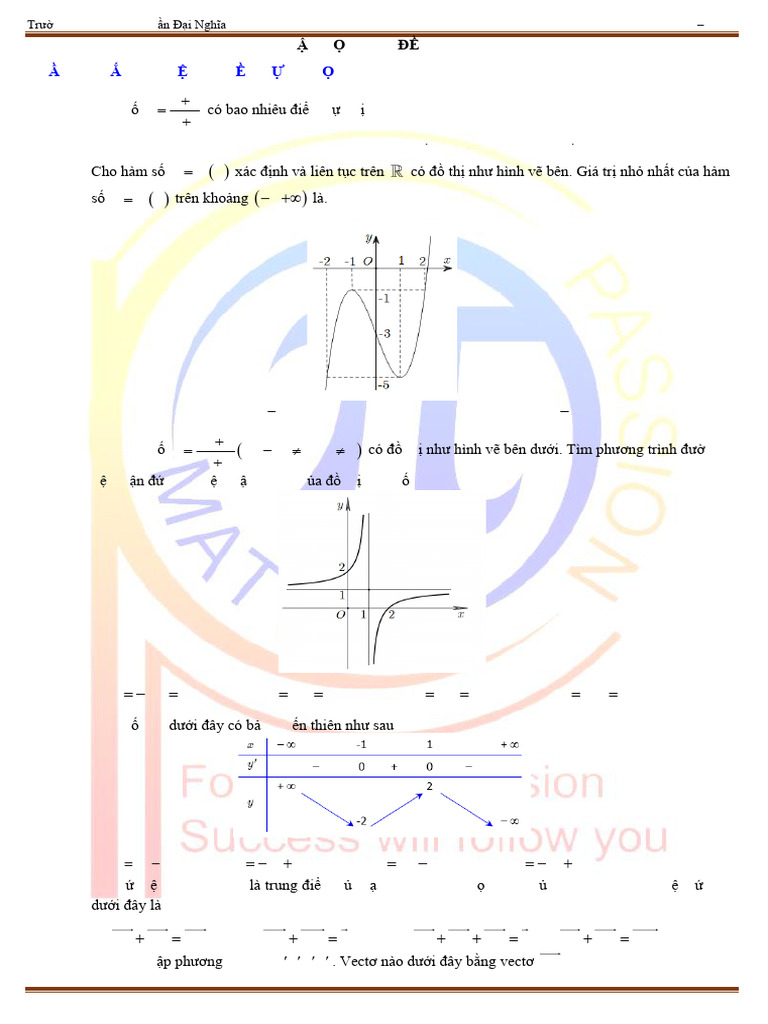 Toan12 - On Tap Hk1 de 8 | PDF