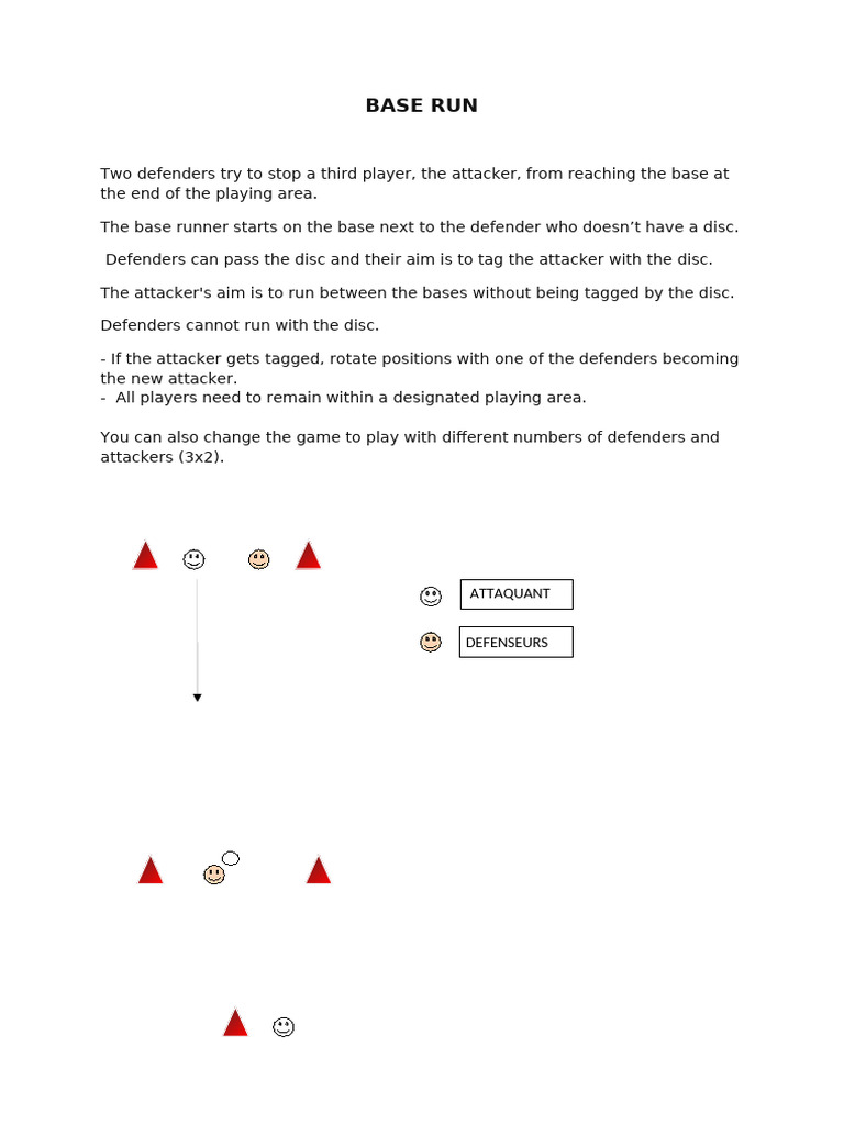 Base Run Game Rules and Setup | PDF