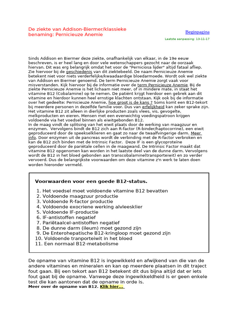 De Ziekte Van Addison | PDF