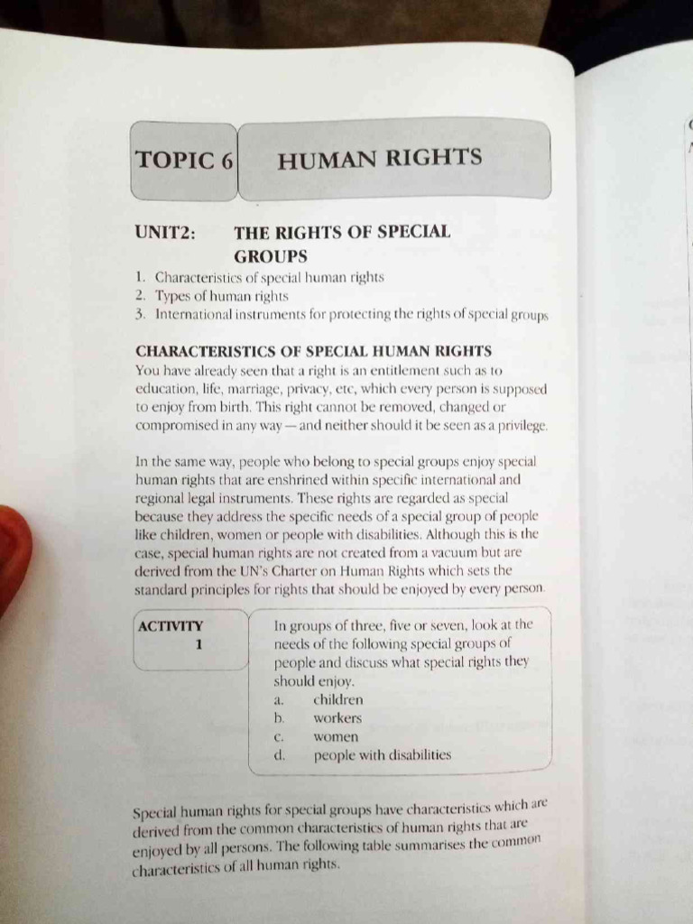 SOCIAL STUDIES-Topic 6 Human Rights 2 | PDF