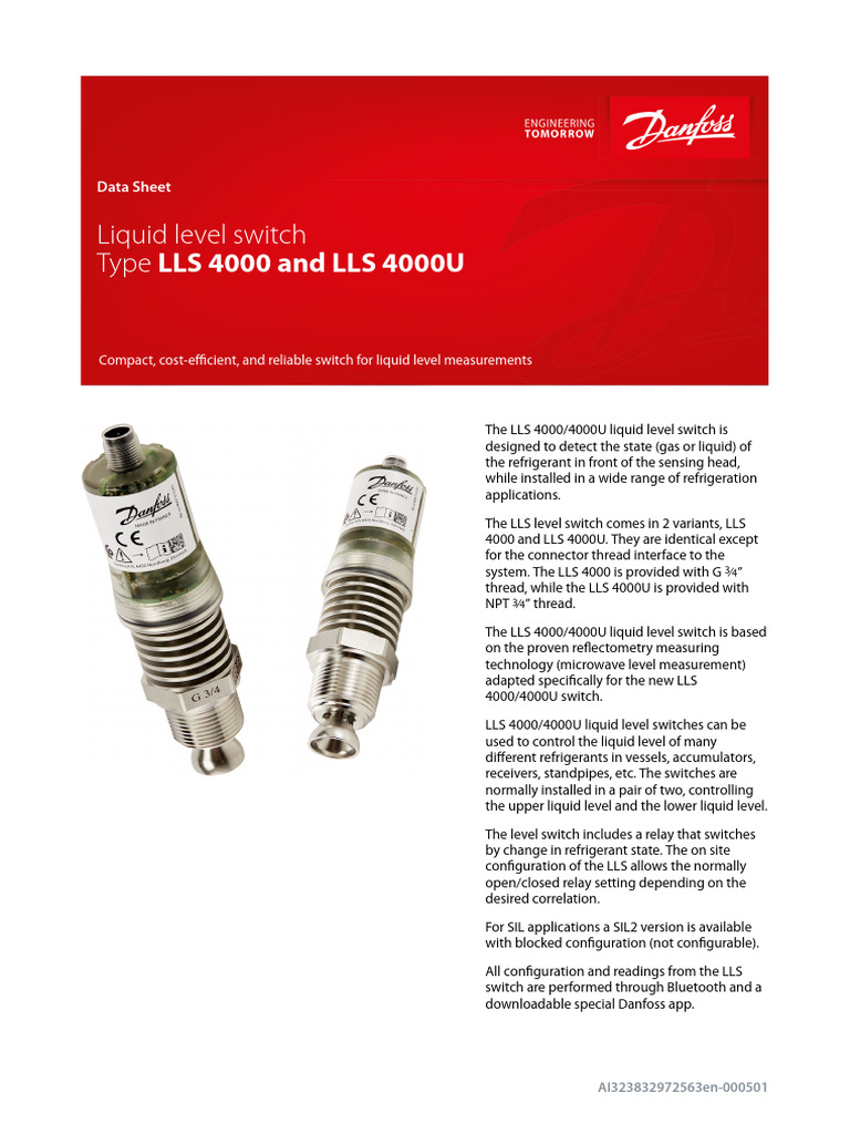 Liquid_level_switch_type_LLS_4000_and_LLS_4000U | PDF | Electromagnetic ...