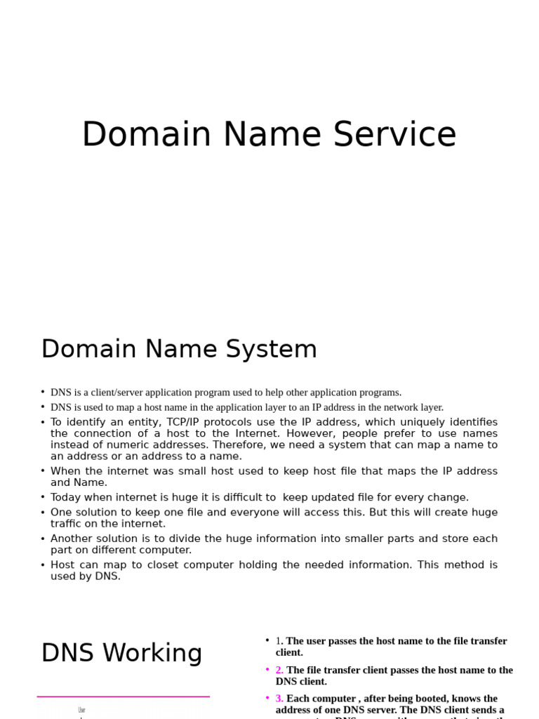 Domain Name Service | PDF | Domain Name | Domain Name System