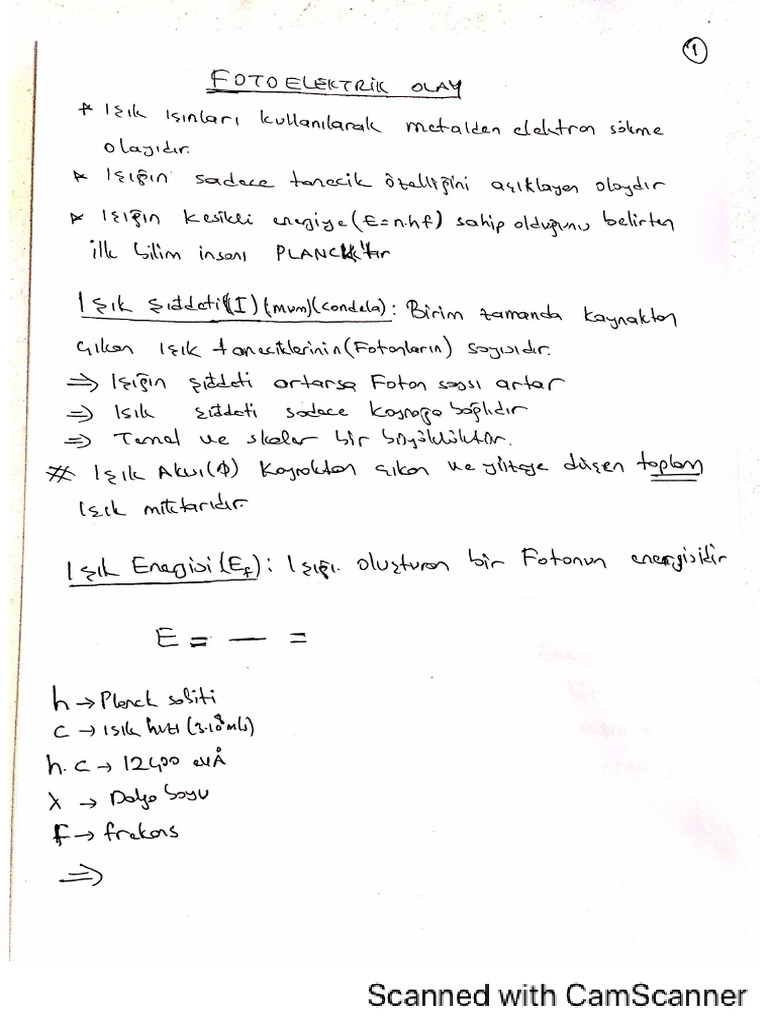 Fotoelektrik Olay | PDF