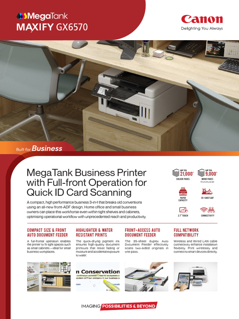 GX6570 Brochure 2pp_V1.2 | PDF | Image Scanner | Printer (Computing)