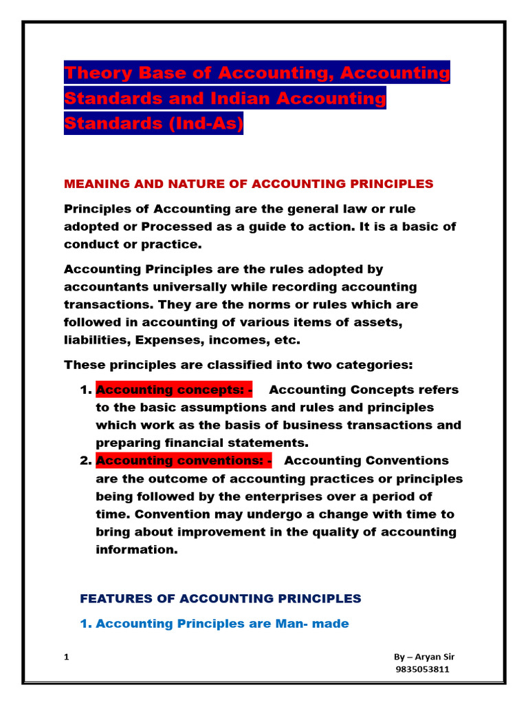 16.theory Base of Accounting | PDF | Financial Statement | Accounting