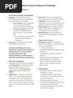 AnaPhy Module 1 Introduction To Anatomy and Physiology | PDF | Human Body | Human Digestive System