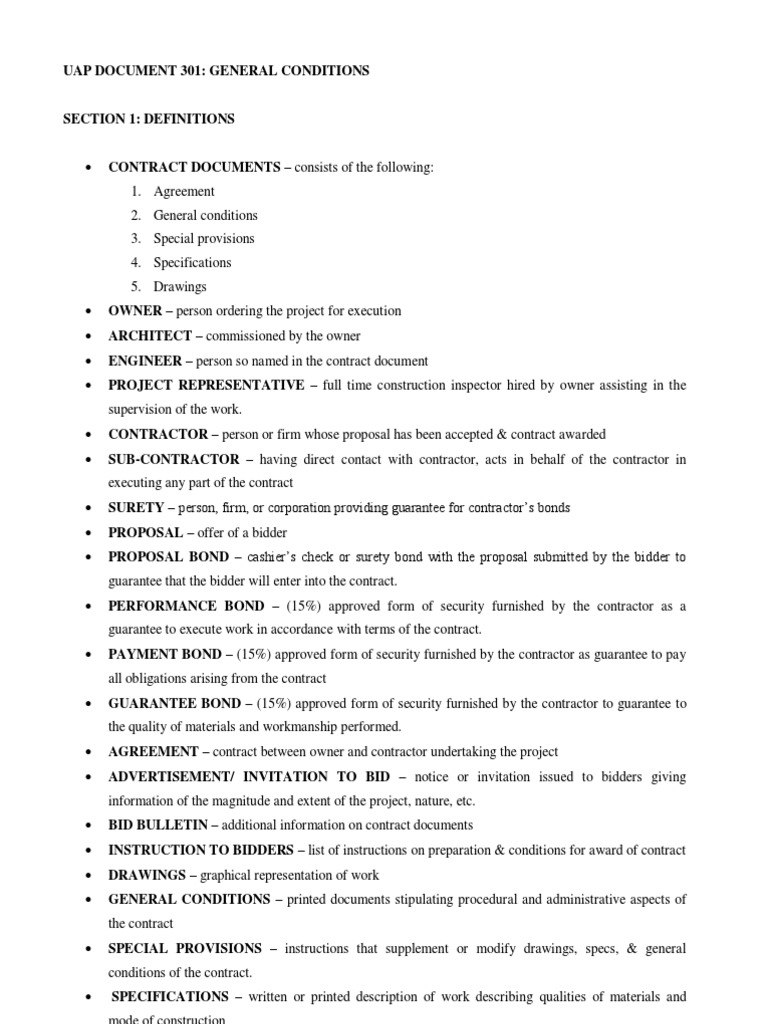 Uap Document 301 | PDF | Surety Bond | Specification (Technical Standard)