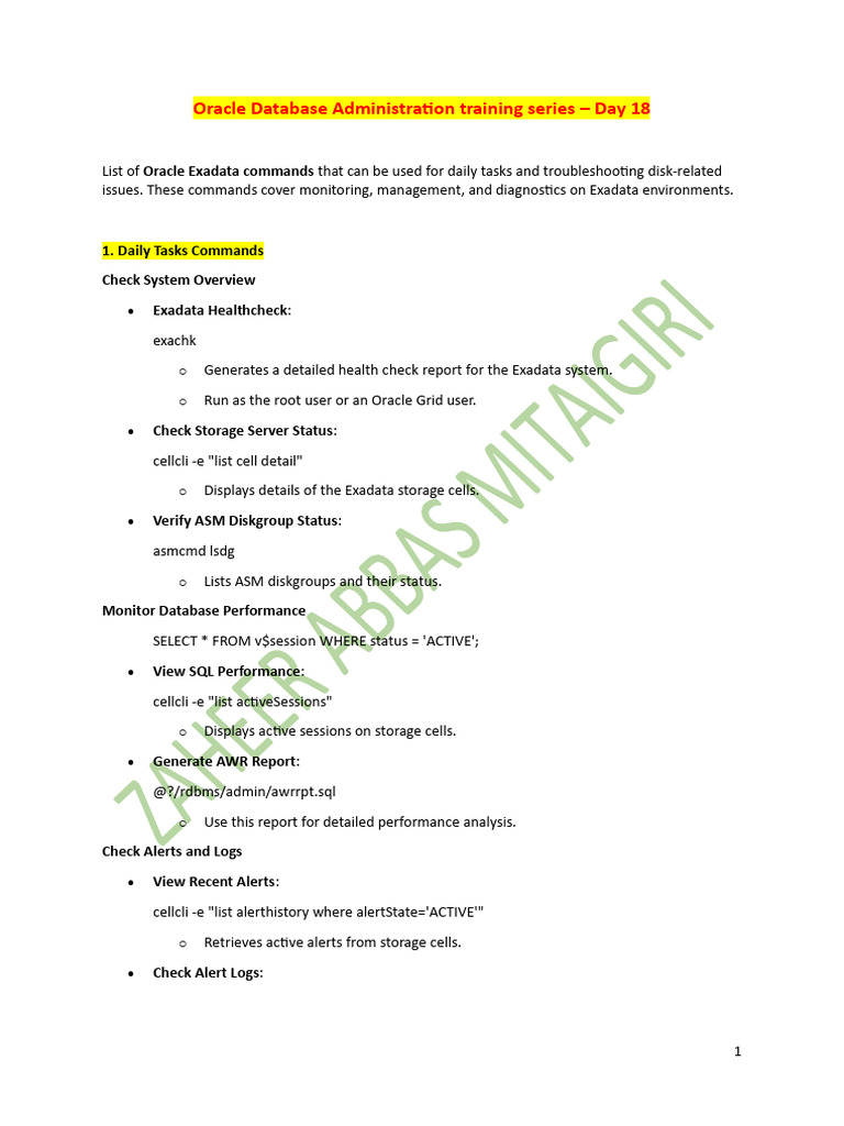 Oracle - Day 18 | PDF | Databases | Computer Data Storage