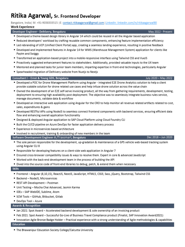 Ritika Agarwal | PDF | Computer Engineering | Computing