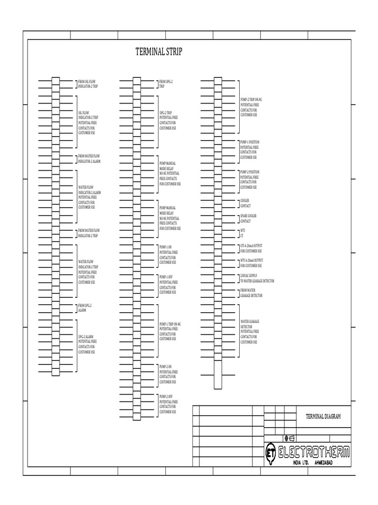 7. 10. TERMINAL DIAGRAM | PDF | Electric Power | Electricity