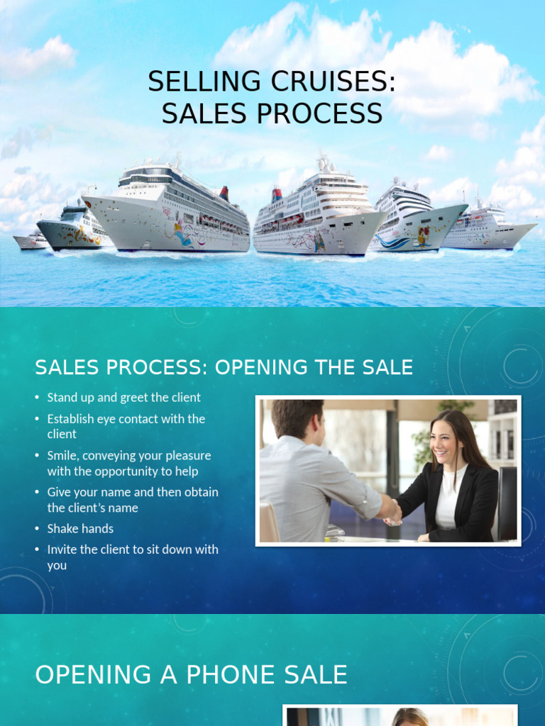 Selling Cruises Sales Process(2) | PDF | Cabin (Ship)