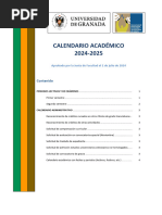 Calendario académico-UJA 2025 2026 Aprobado | PDF