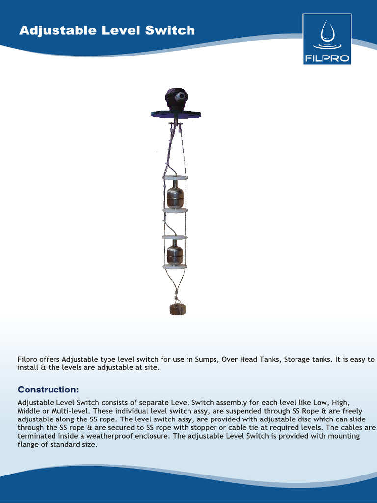 E.10 FLS Water level switch | PDF
