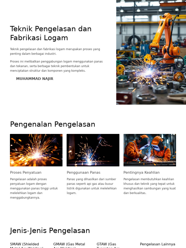 Teknik Pengelasan Dan Fabrikasi Logam | PDF