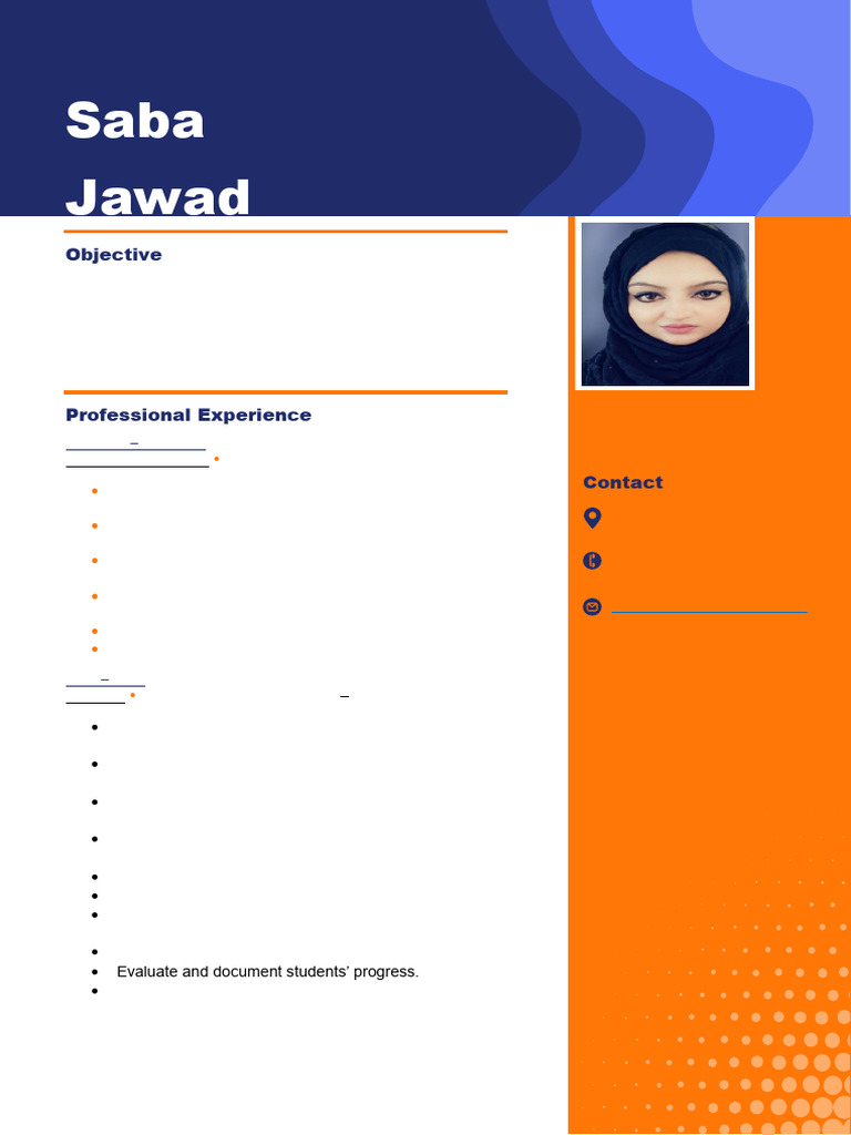 CV_Saba-2 | PDF | Pakistan | Learning