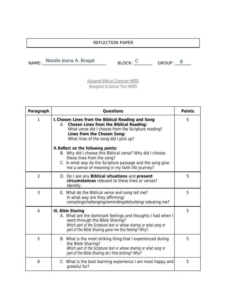 Reflection Paper For Finals | PDF