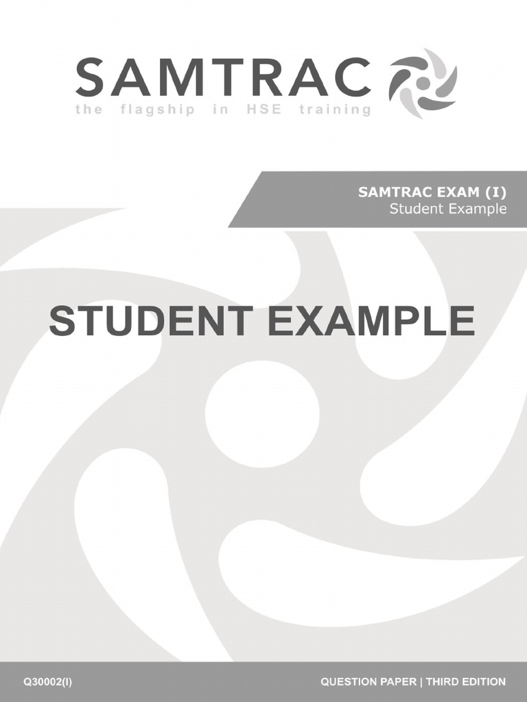 SAMTRAC Exam I-V3 - Exam Sample For Learners | PDF | Pressure Cooking ...