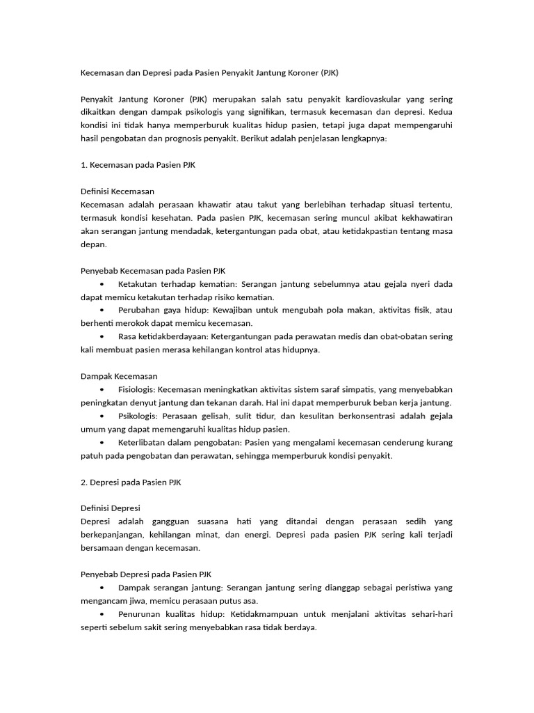 Kecemasan Dan D | PDF