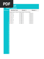Blooket Spreadsheet Import Template | PDF