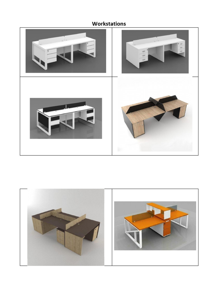 Workstation Furniture Catalog | PDF