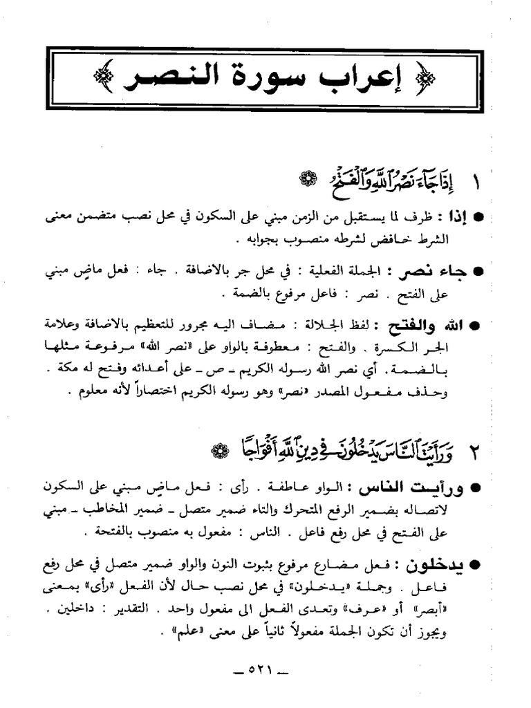 110 Surah An Nasr | PDF