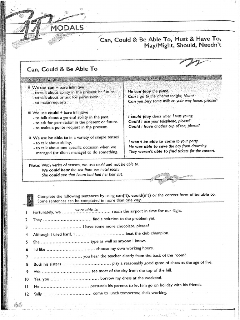 Modals - Extra Practice | PDF