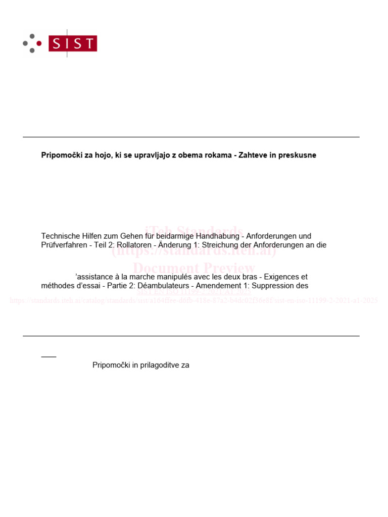 Sist en Iso 11199 2 2021 A1 2025 | PDF