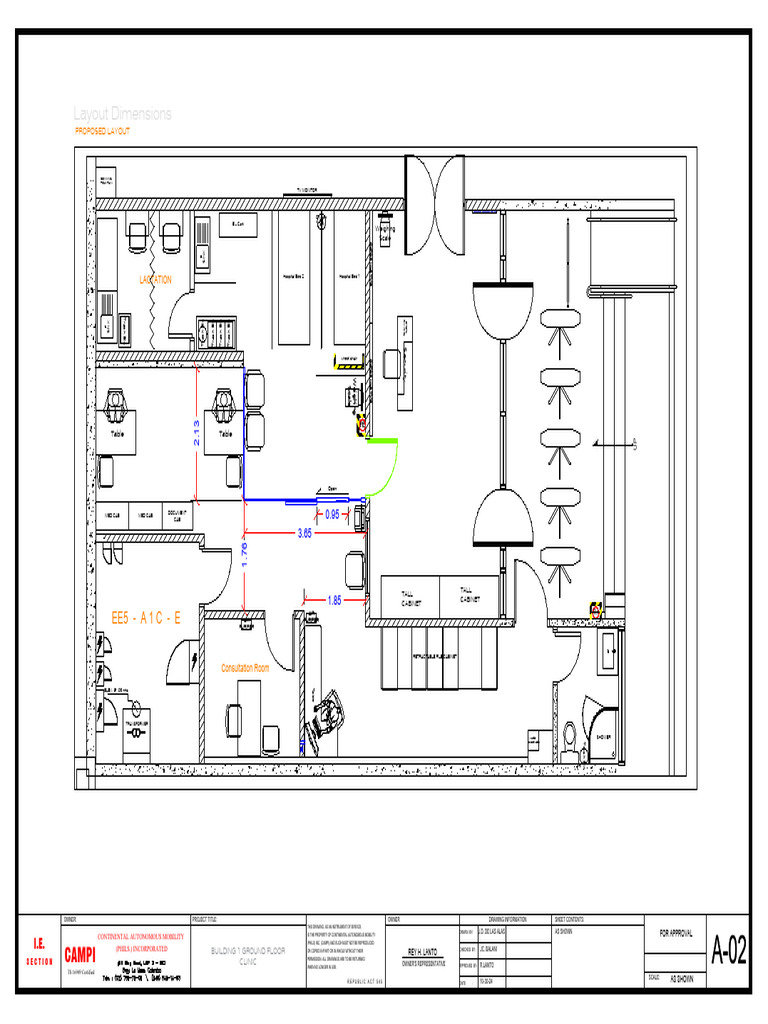 Proposed Clinic Layout and Equipment Plan | PDF