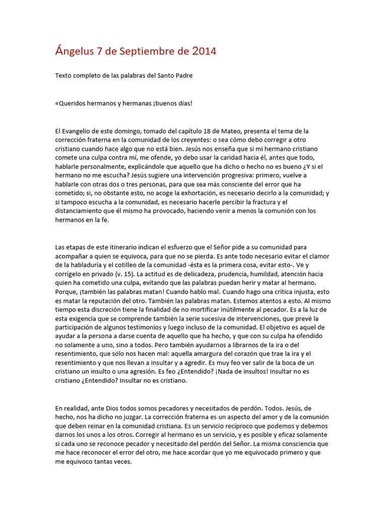 Corrección Fraterna en La Comunidad | PDF | Pecado | Perdón