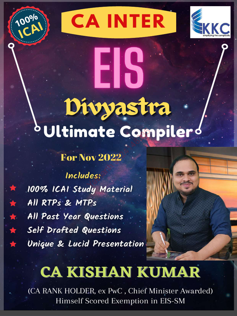 EIS Divyastra: Ultimate Compiler for CA Inter | PDF | Internal Control | Risk