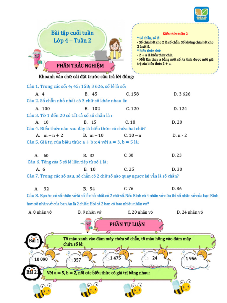 2.BTCT 2 - TOÁN - KNTT | PDF