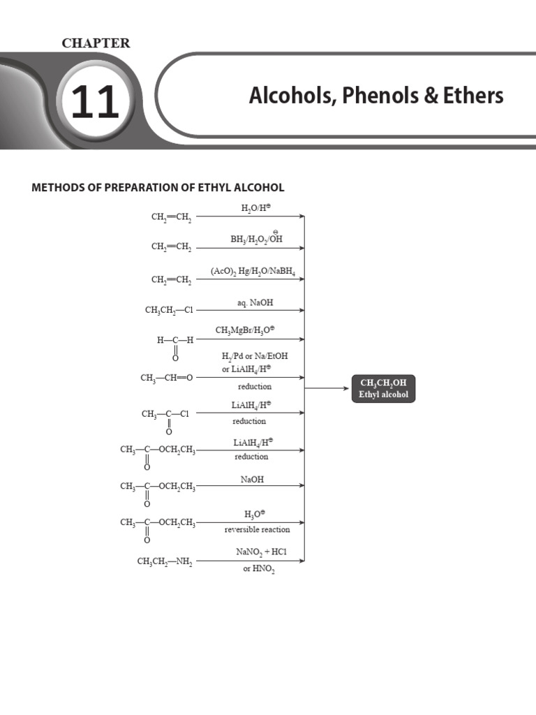 11 - Alcohols, Phenols & Ethers | PDF | Ether | Chemistry
