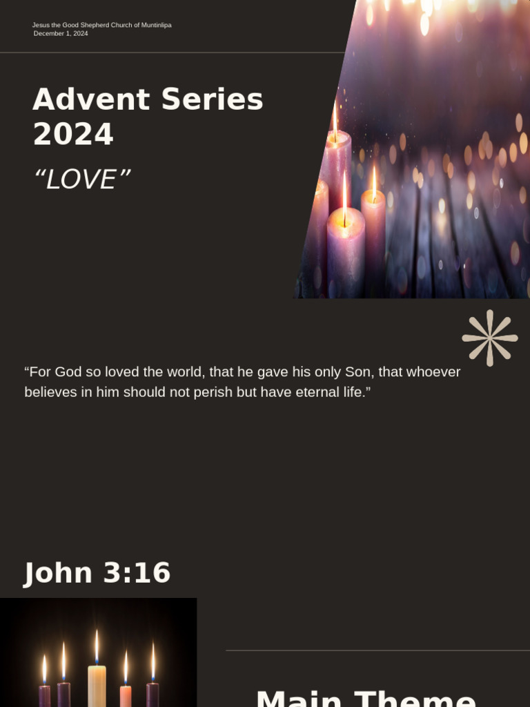 Advent 2024: Reflecting God's Love | PDF | Eternal Life (Christianity ...