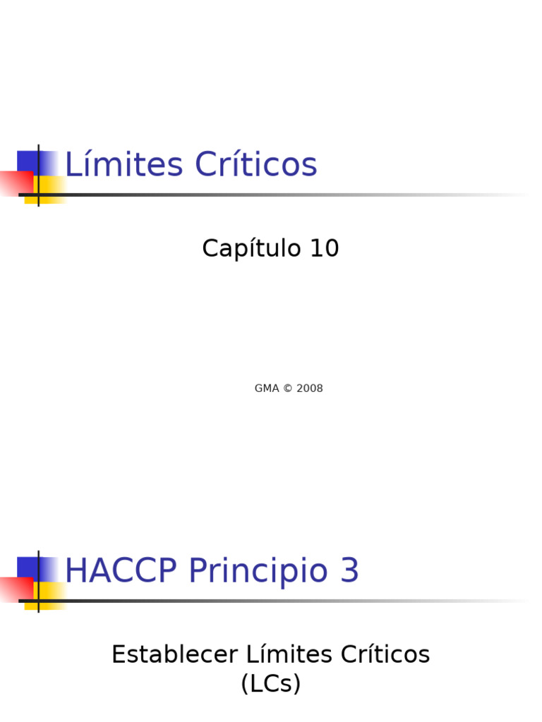 Cap 10 Limites Criticos | PDF | Análisis de Riesgo y Puntos Críticos de ...