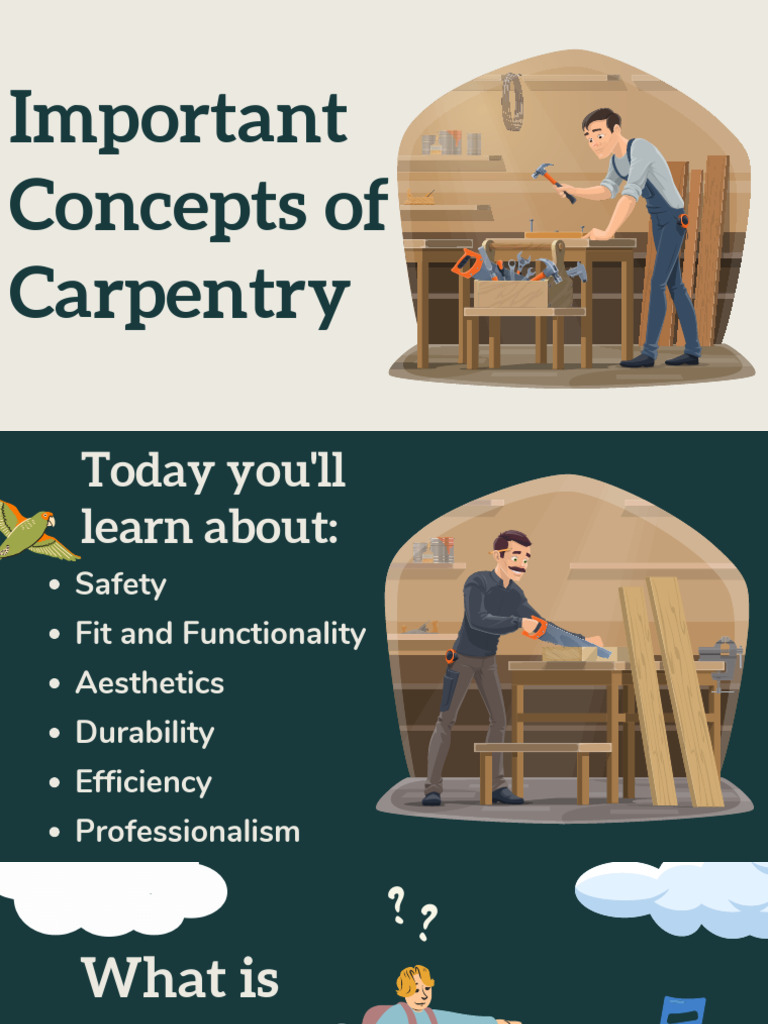 Important Concepts of Carpentry | PDF | Personal Protective Equipment | Carpentry