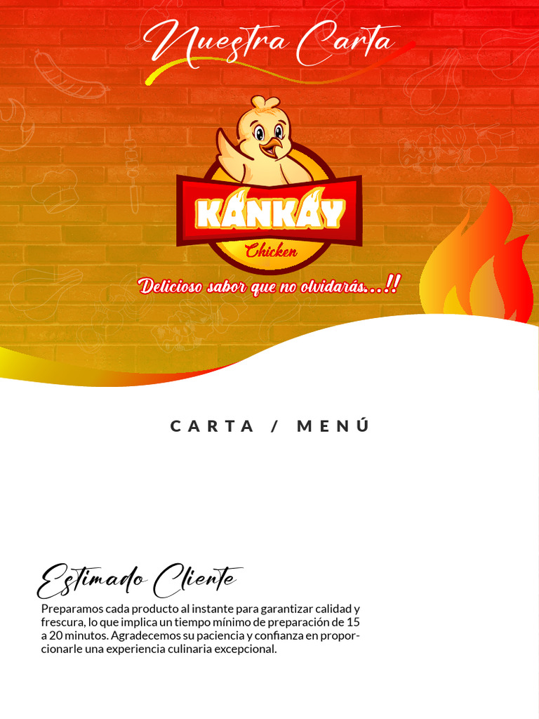 Nueva Carta Kankay Final | PDF | filete | Parilla