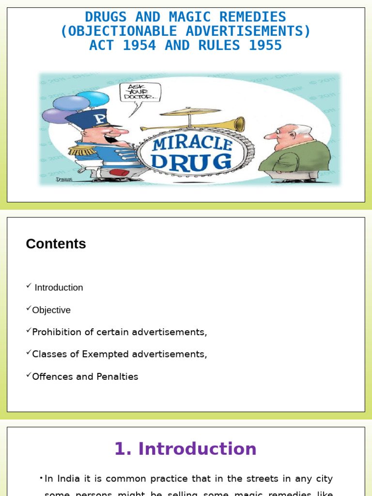 Drug and Magic Remedy Act SPM | PDF | Justice | Crime & Violence