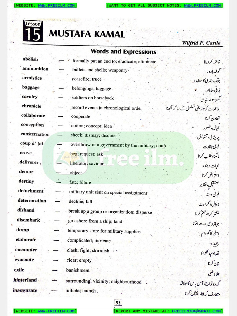 12th English Ch15 Notes | PDF