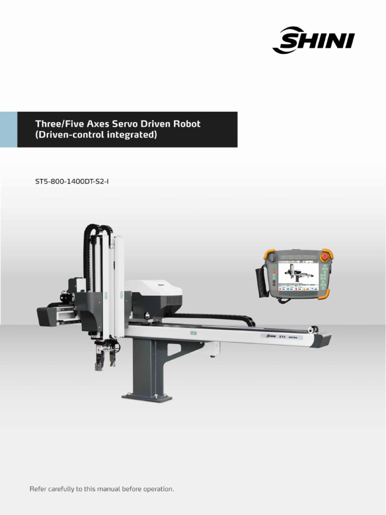 Three Five Axes Servo Driven Robot (Driven Control Integrated) | PDF