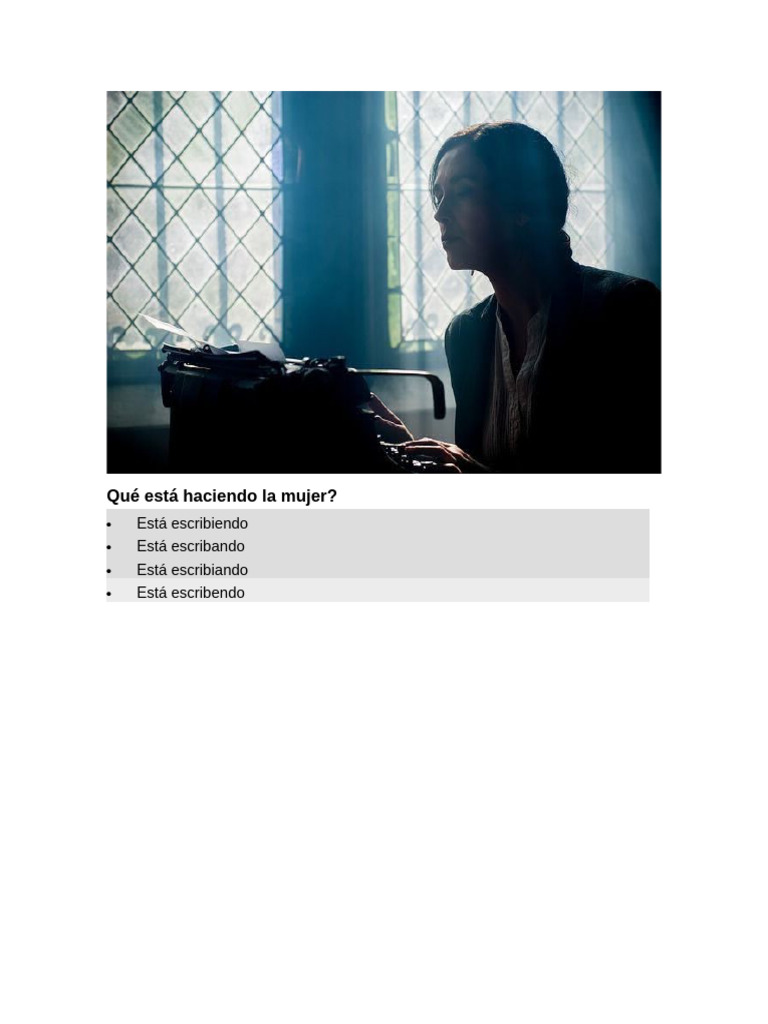 Qué Está Haciendo | PDF