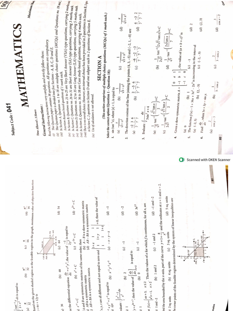 sample paper 4 | PDF