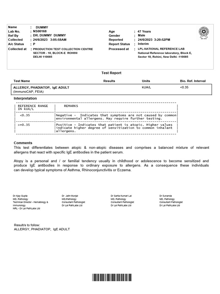 A111 | PDF | Allergy | Clinical Medicine