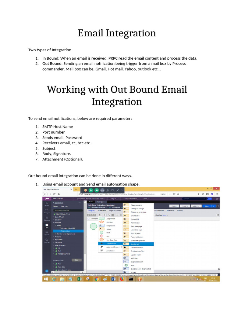 Email Integration | PDF