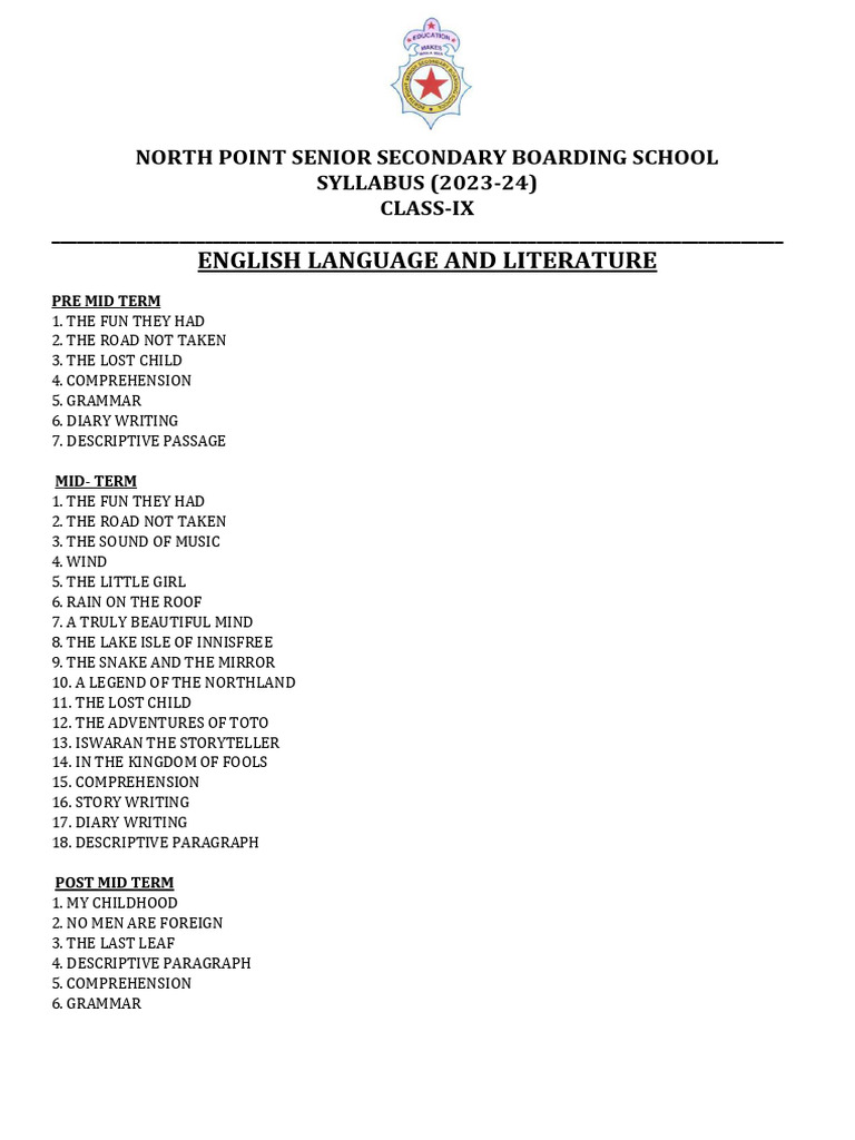 40 Class Ix Syllabus 2023 24 | PDF | Sphere | Geometry