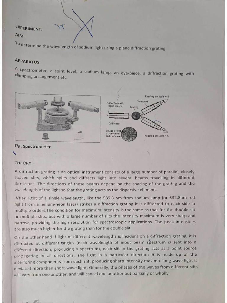 Grating Manual of Magnifying Glass | PDF