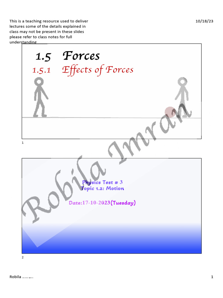 Forces | PDF | Force | Acceleration