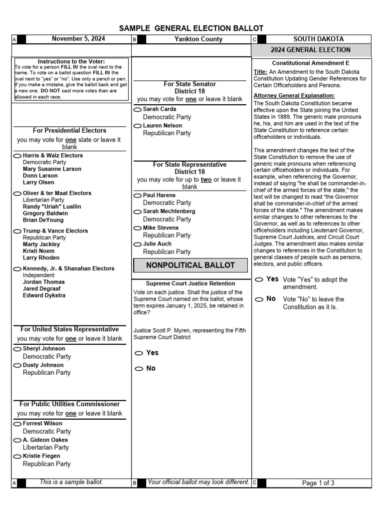 Ballot | PDF | Medicaid | Elections