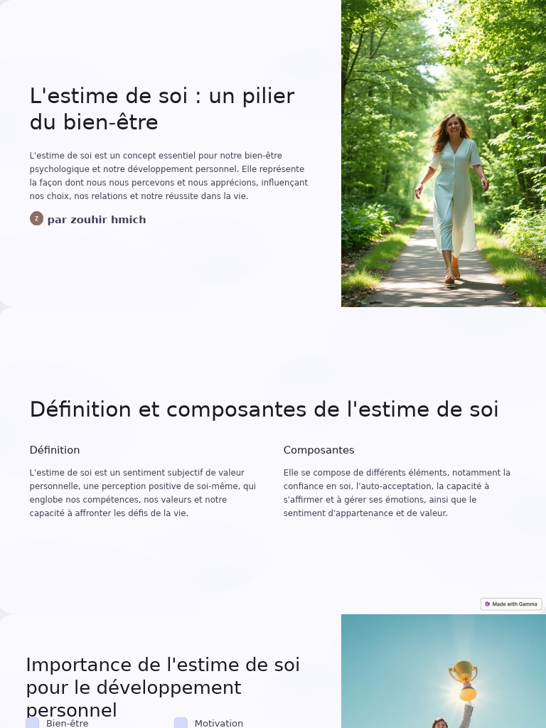 Lestime-de-soi-un-pilier-du-bien-etre | PDF | Estime de soi | Bien-être