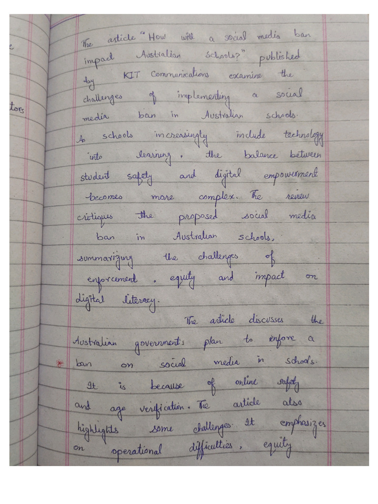 Article Review Assignment | PDF